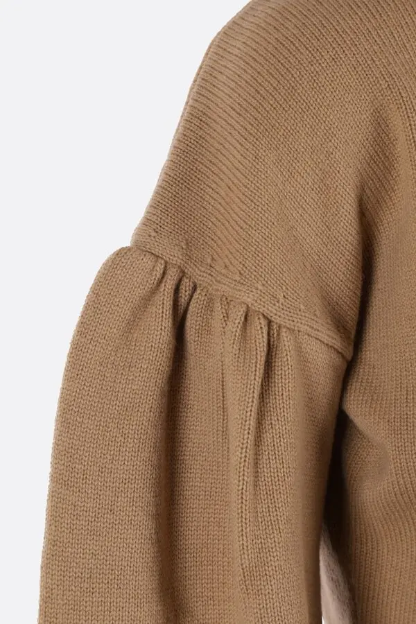 Max Mara Balloon Sleeve Turtleneck Jumper