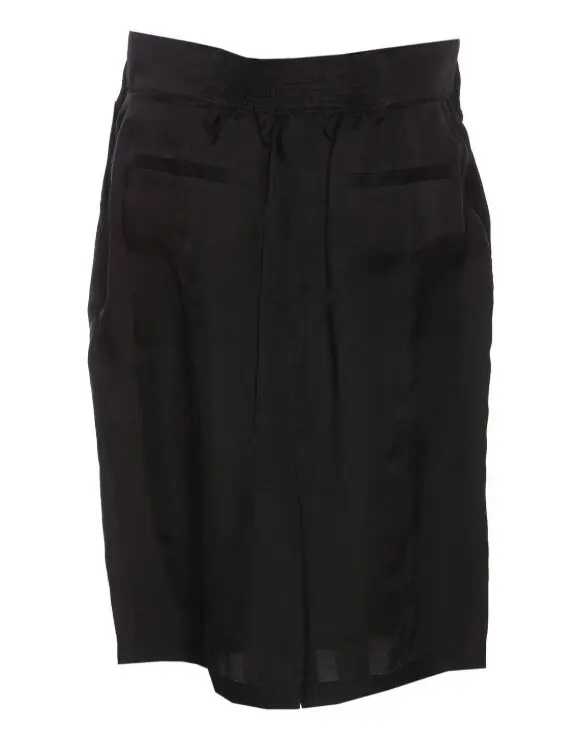 Saint Laurent Button Detailed Pencil Skirt