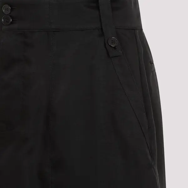 Saint Laurent Button Detailed Pencil Skirt
