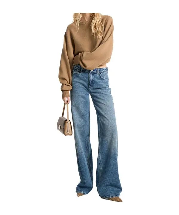 Michael Kors Wide-leg Jeans - Blue Washed