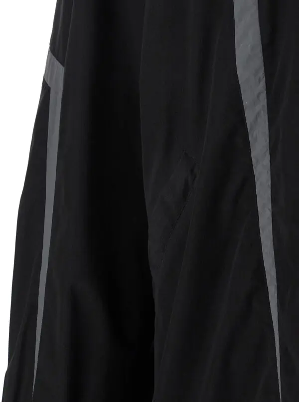 Balenciaga Hooded Zip-up Track Jacket - Black