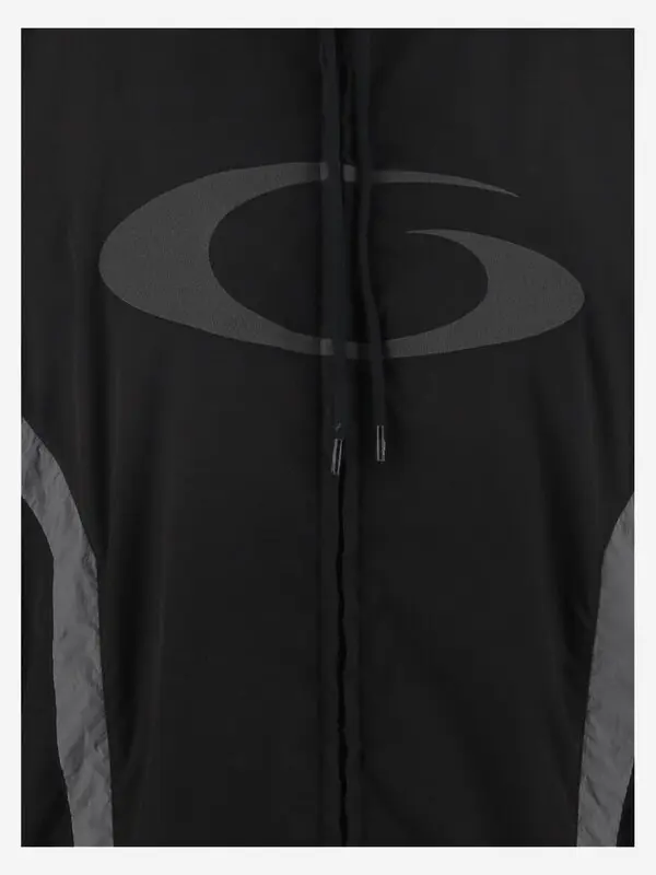 Balenciaga Hooded Zip-up Track Jacket