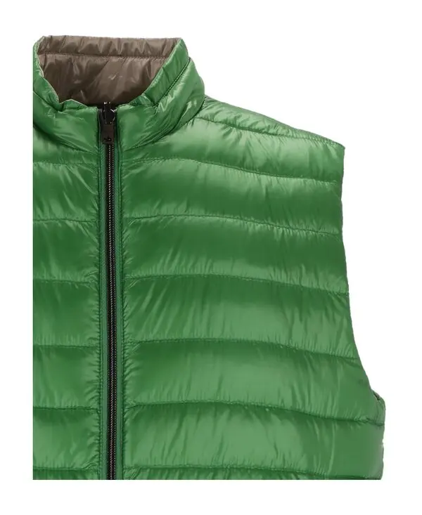 Herno Quilted Sleeveless Vest - Green