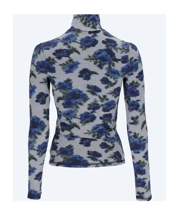 Coperni Floral Print High-neck Top