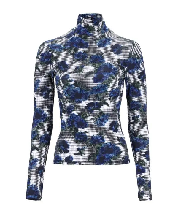 Coperni Floral Print High-neck Top - No
