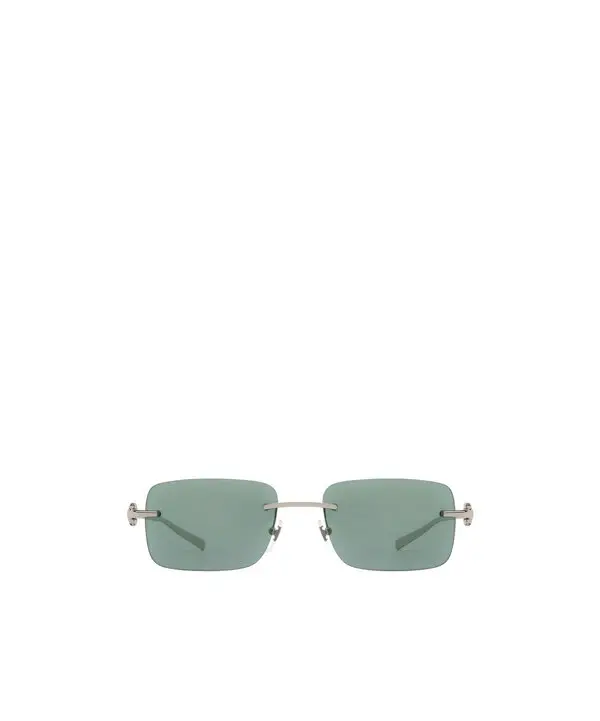 Gucci Rectangular Frame Sunglasses - Silver