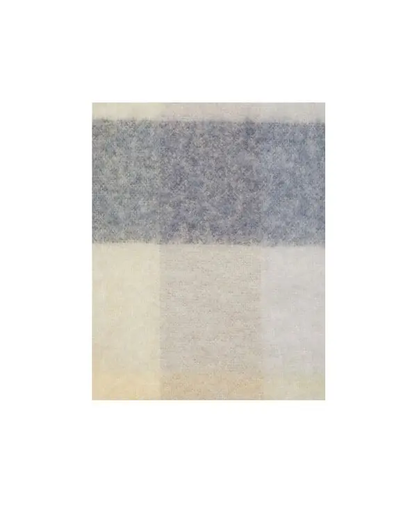 Acne Studios Logo Patch Checked Scarf