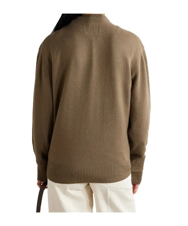 TOTEME Long-sleeve Crewneck Knitted Jumper - Brown