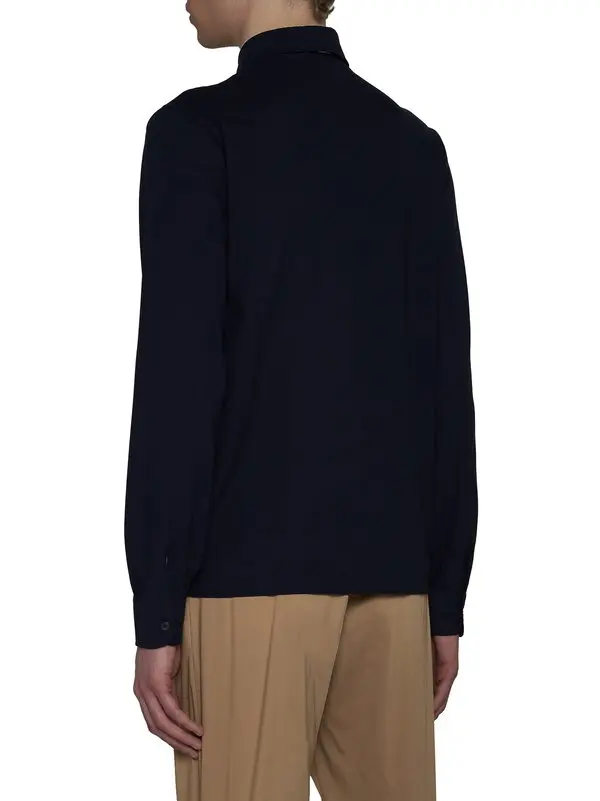 Herno Buttoned Long Sleeved Shirt - Black