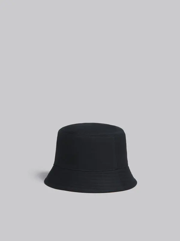 Marni Embroidered Logo Bucket Hat - Black