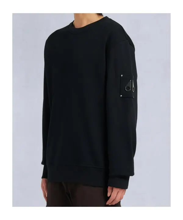 Moose Knuckles Crewneck Sweatshirt - Black