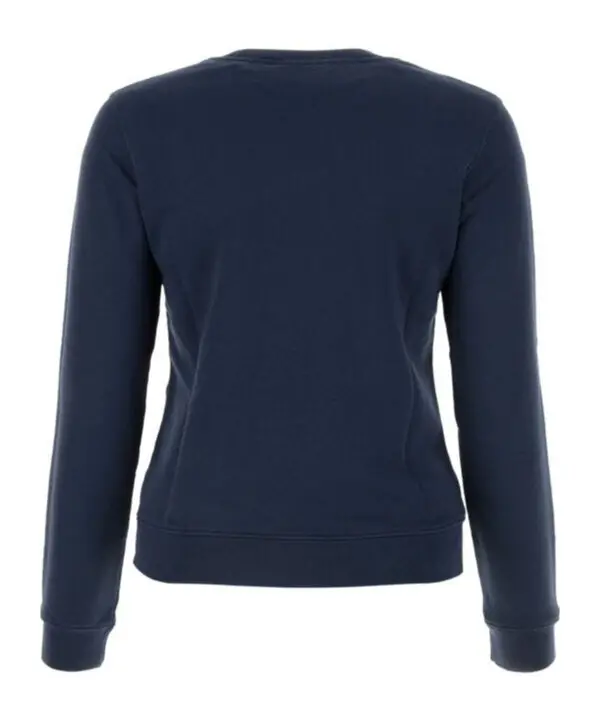 Maison Kitsuné Crewneck Sweatshirt With Fox Head Patch - Blue