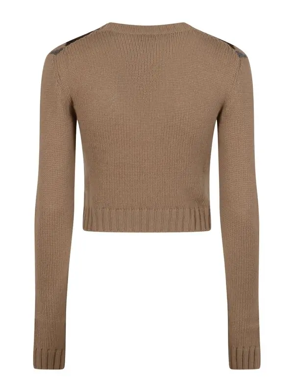 Prada Argyle Crewneck Jumper