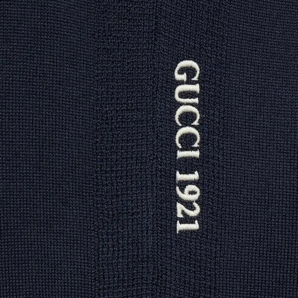 Gucci Embroidered Roll Neck Jumper