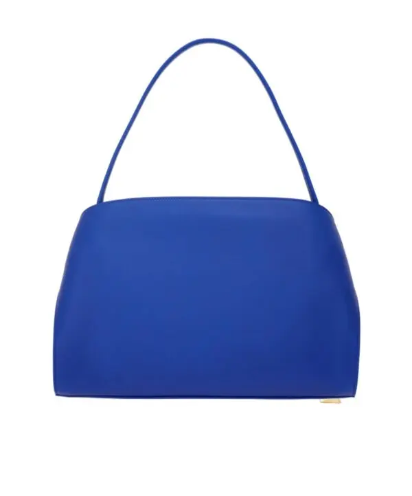 FERRAGAMO Hug Soft Shoulder Bag - Klein/midnight Blue