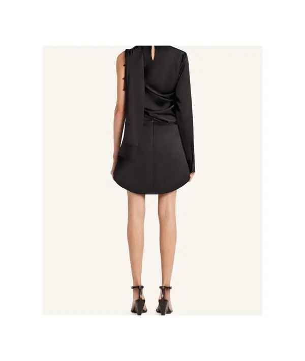 COURREGES Satin Mini Skirt