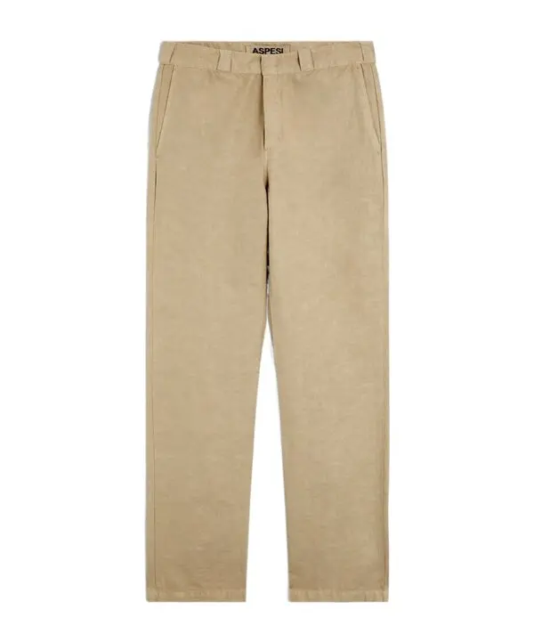 Aspesi Adrien Straight Leg Trousers - Nude