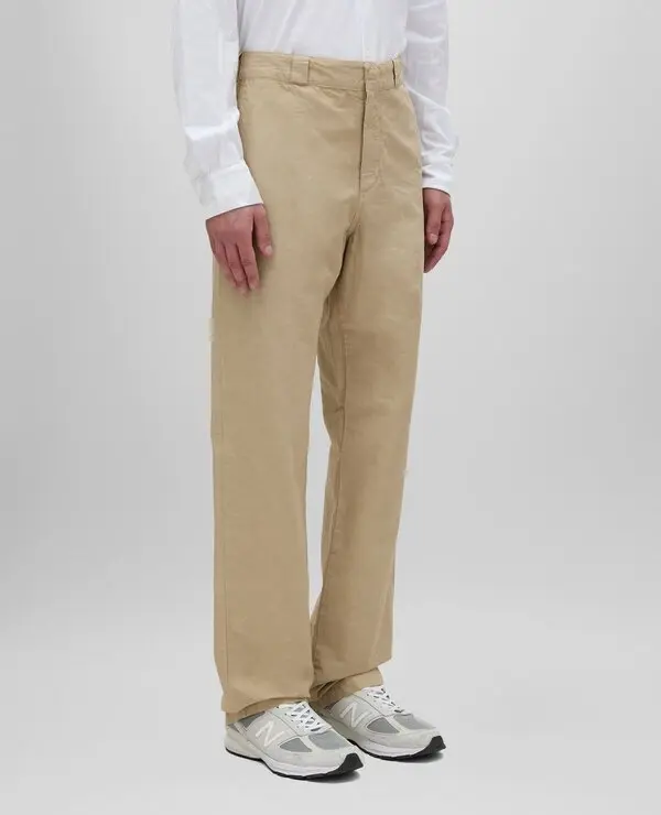 Aspesi Adrien Straight Leg Trousers - Nude
