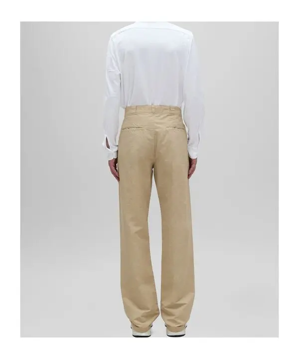 Aspesi Adrien Straight Leg Trousers - Nude