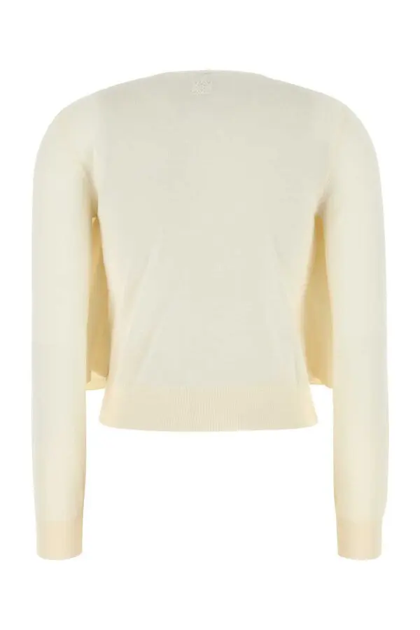 Loewe Wool Cardigan With Crossword Embroidery