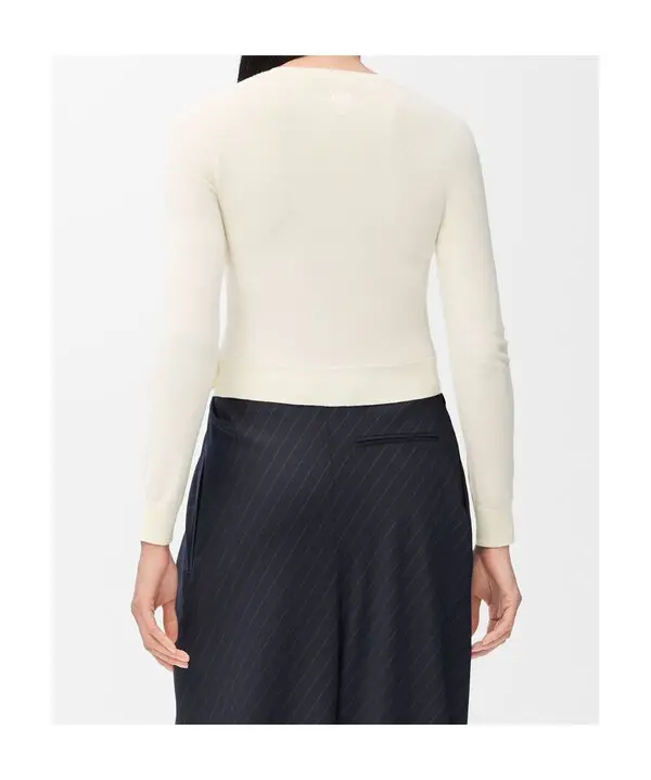 Loewe Wool Cardigan With Crossword Embroidery