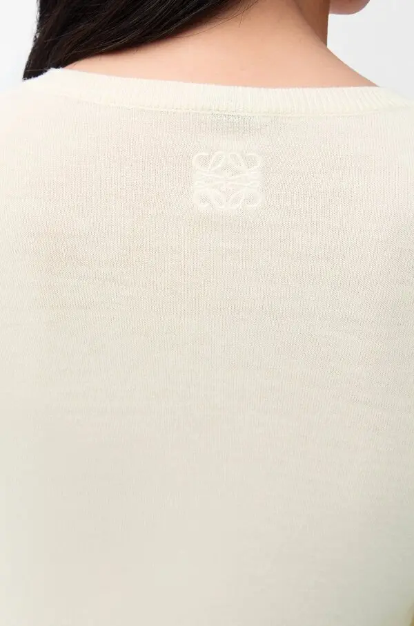 Loewe Wool Cardigan With Crossword Embroidery