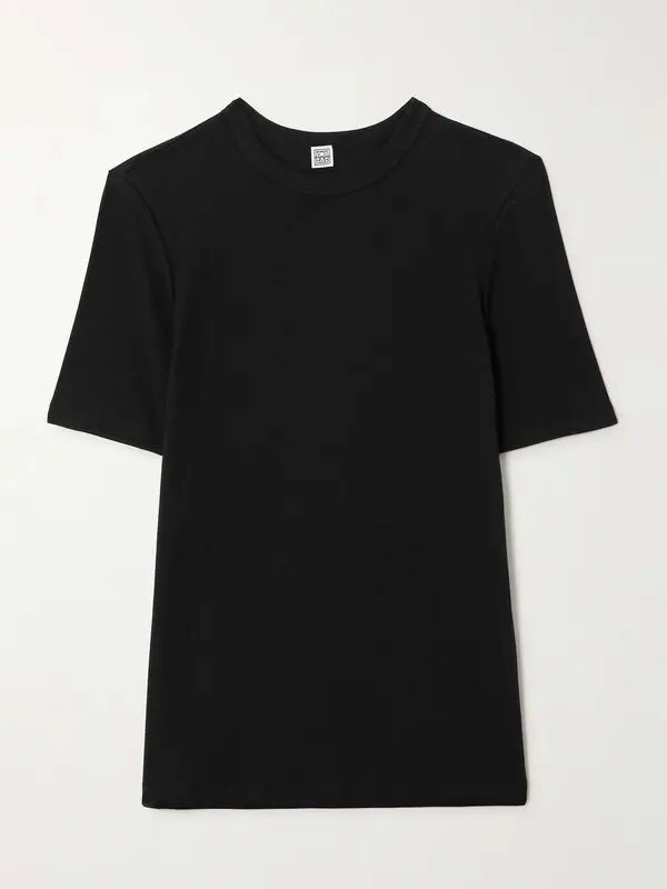 TOTEME Ribbed Cotton T-shirt