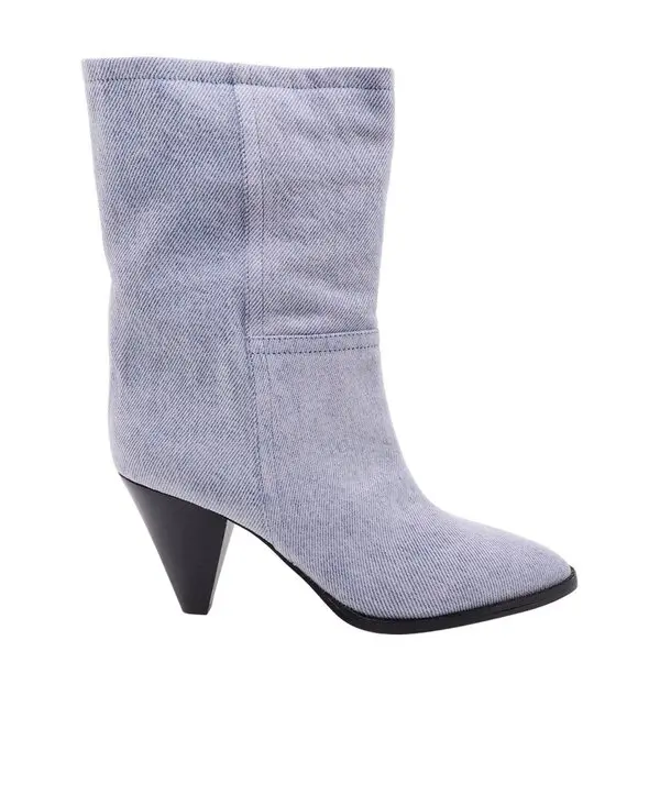 Isabel Marant Étoile 90mm Pointed Suede Ankle Boots