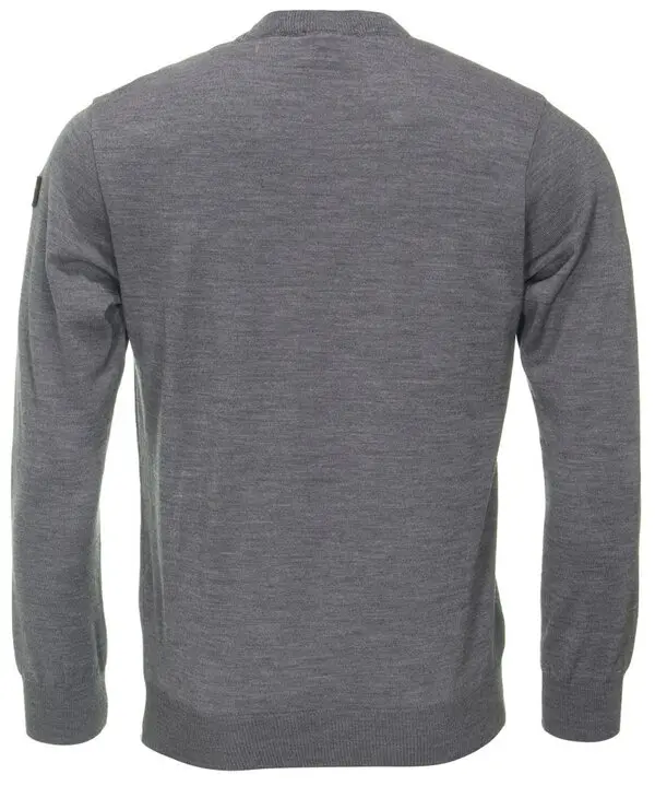 PAUL  SHARK Paul & Shark Logo Patch Crew Neck Jumper