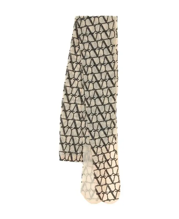 Valentino Garavani All-over Patterned Tights - Nude