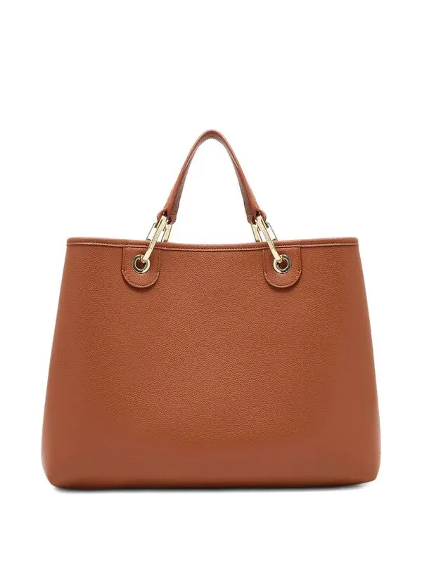 Emporio Armani Logo Shopper Bag - Brown