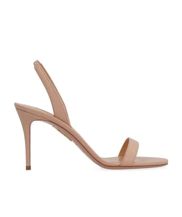 AQUAZZURA Slingback Open-toe Sandals - Nude