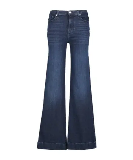 7 For All Mankind Wide-leg Jeans - Blue