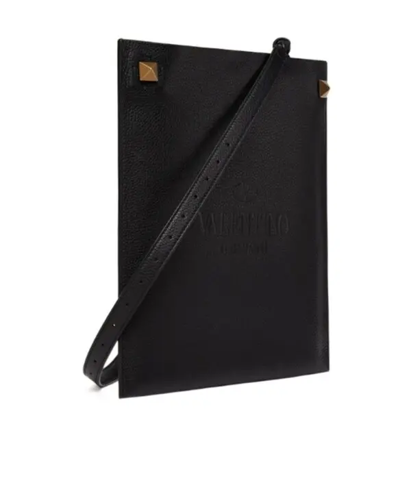 Valentino Garavani Logo-embossed Messenger Bag