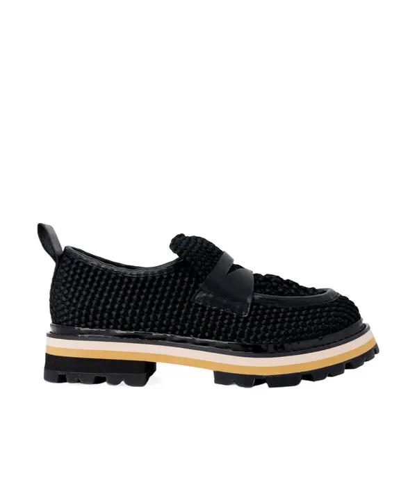 Ash Woven Detail Loafers
