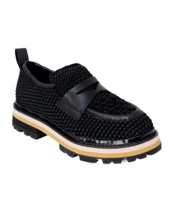 Ash Woven Detail Loafers