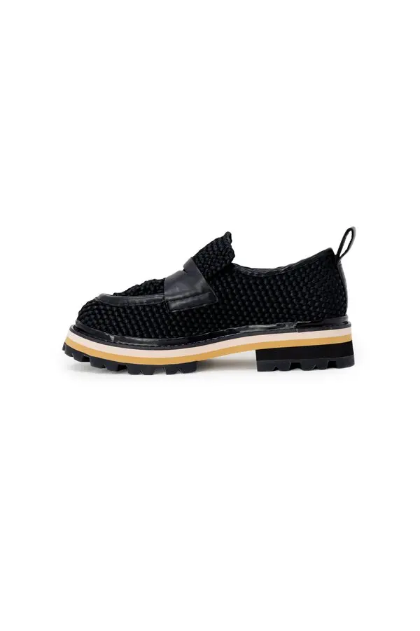 Ash Woven Detail Loafers