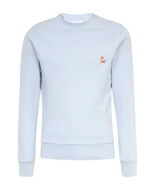 Maison Kitsuné Fox Patch Crewneck Sweatshirt