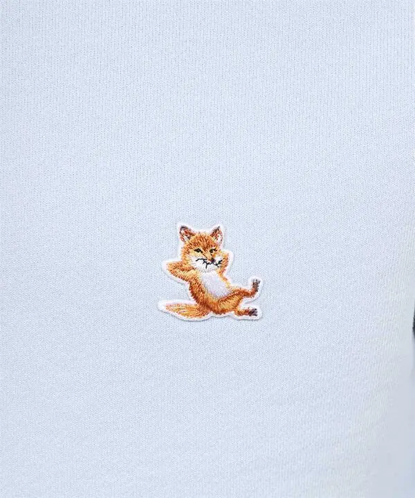 Maison Kitsuné Fox Patch Crewneck Sweatshirt