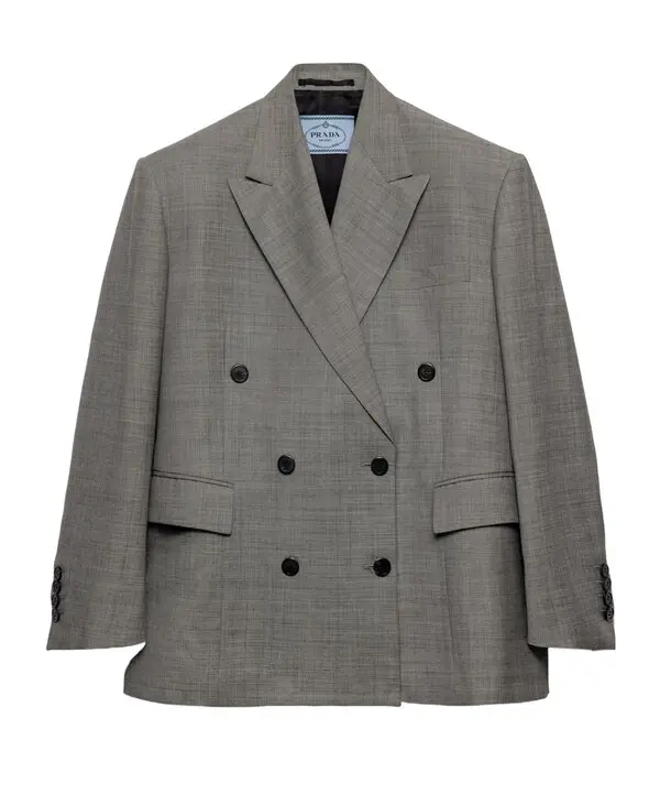 Prada Double-breasted Tailored Blazer