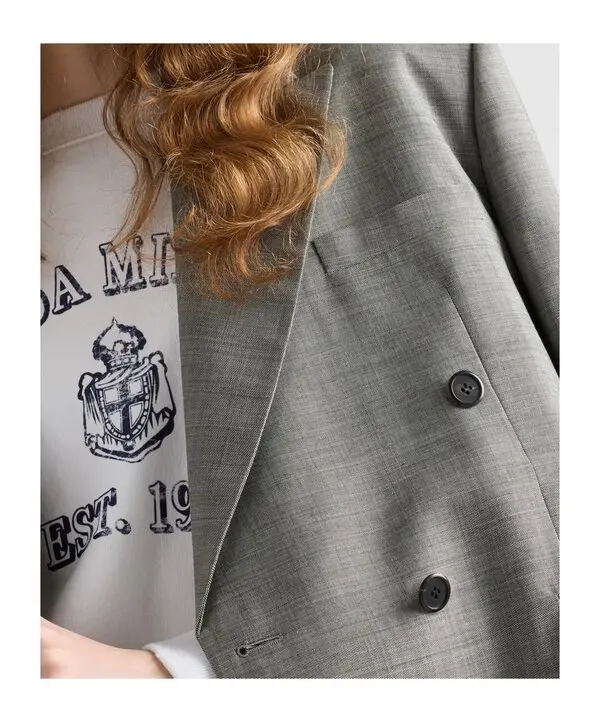 Prada Double-breasted Tailored Blazer