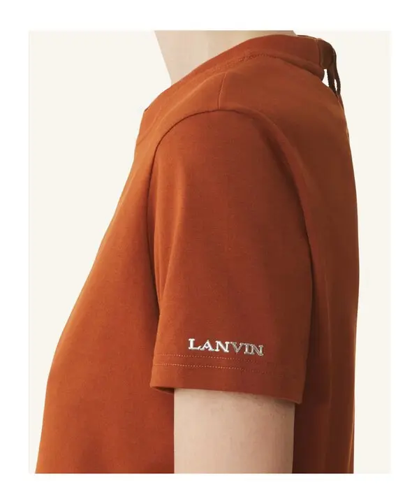 LANVIN Tie-detail Crewneck Top