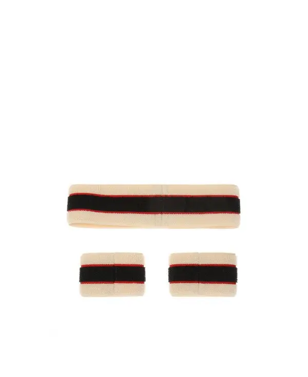 Gucci Logo Striped Hair Bands And Wristbands