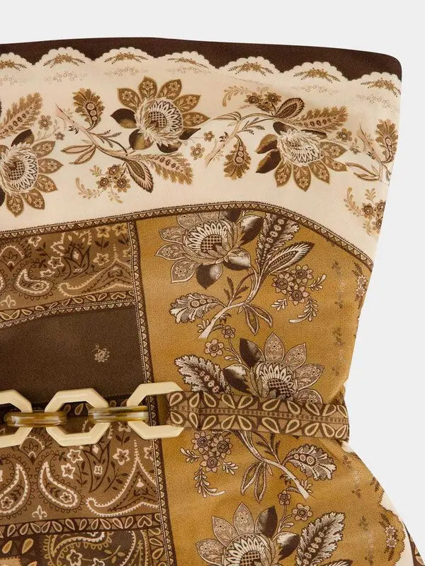 Zimmermann Lucky Bandeau One Piece Swimsuit