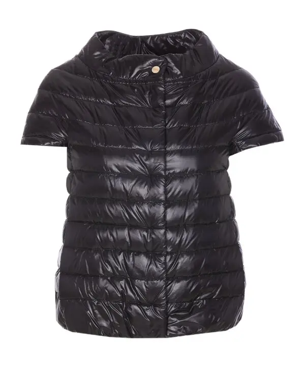 Herno Greta Short-sleeved Puffer Jacket - Black