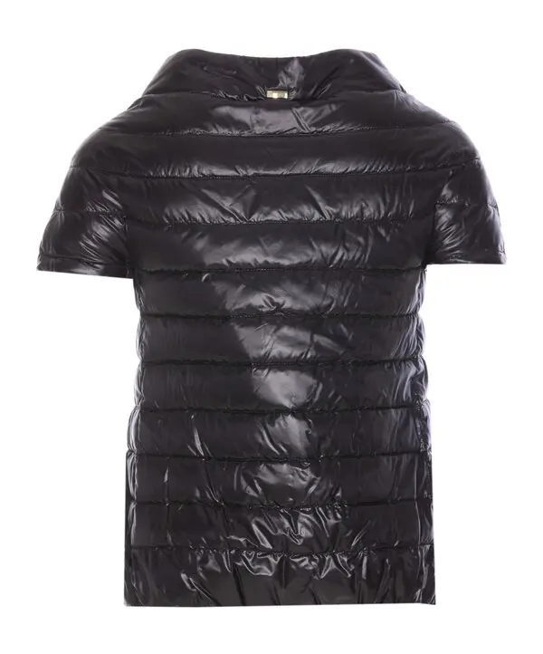 Herno Greta Short-sleeved Puffer Jacket - Black