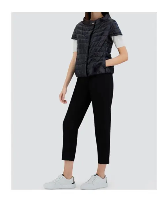 Herno Greta Short-sleeved Puffer Jacket - Black