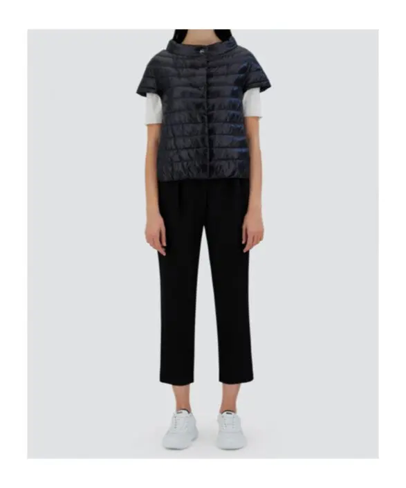 Herno Greta Short-sleeved Puffer Jacket - Black