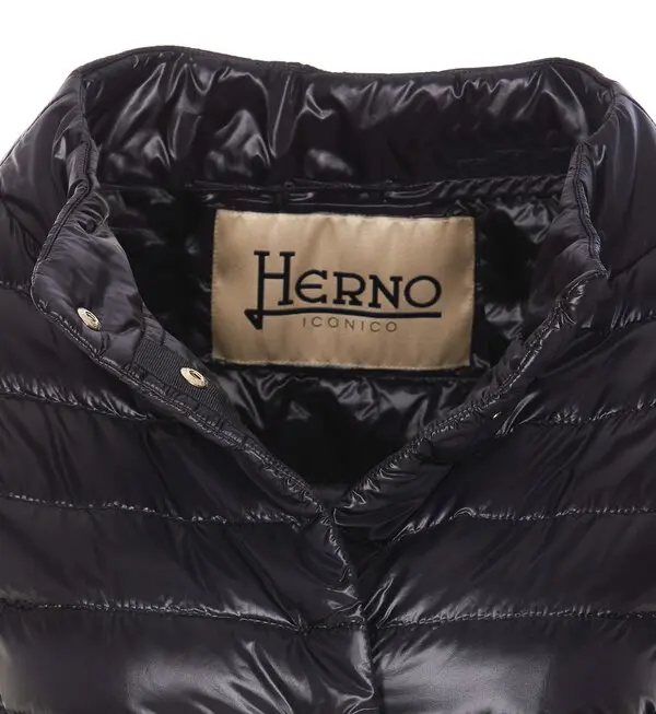 Herno Greta Short-sleeved Puffer Jacket - Black