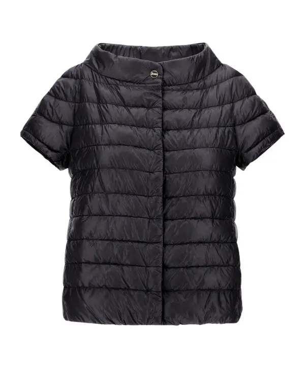 Herno Greta Short-sleeved Puffer Jacket - Black